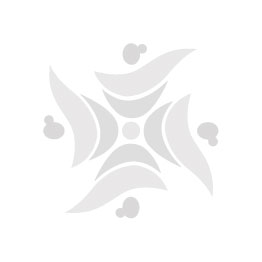 Lamp Goat Leather Handpainted 5"